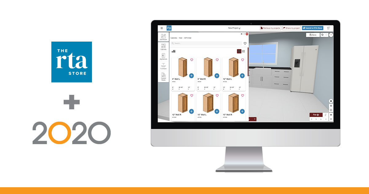 The RTA Store Boosts DIY Kitchen Sales with 2020 Ideal Spaces